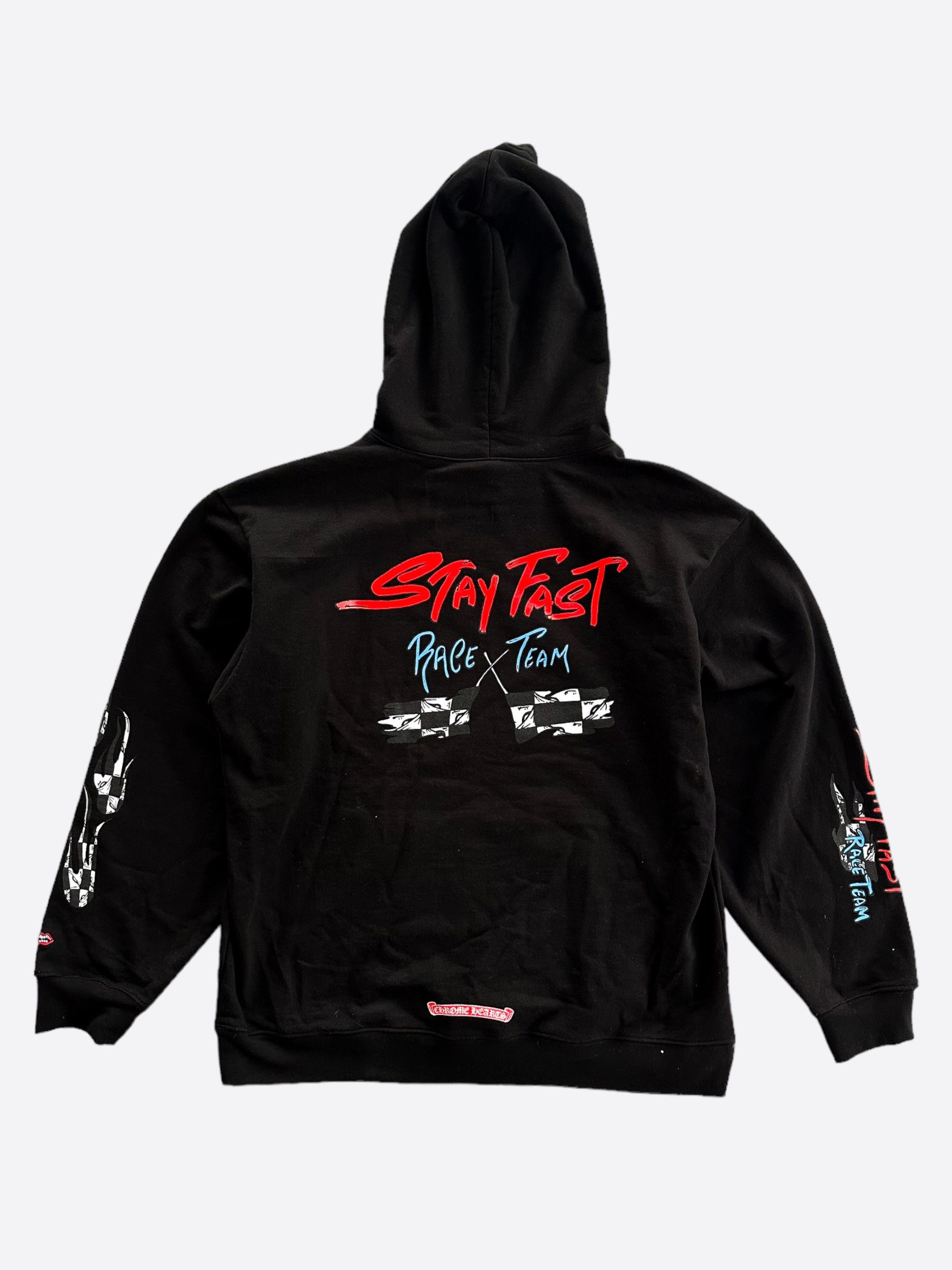 Chrome Hearts Chrome Hearts Black Matty Boy Stay Fast Hoodie | Grailed