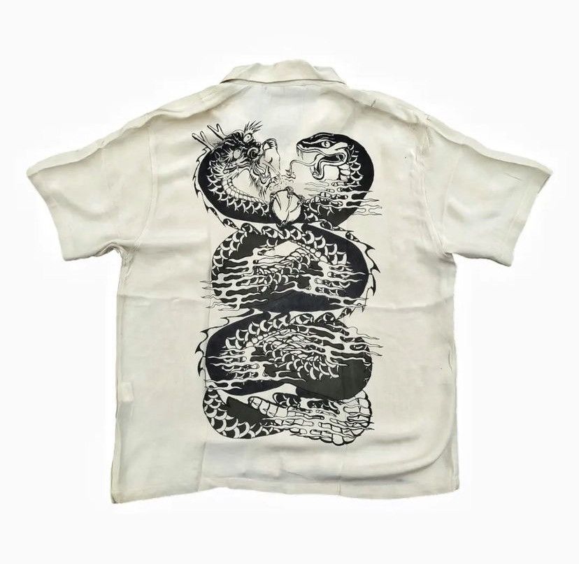 Avirex × Japanese Brand × Vintage Avirex dragon & snake shirt | Grailed