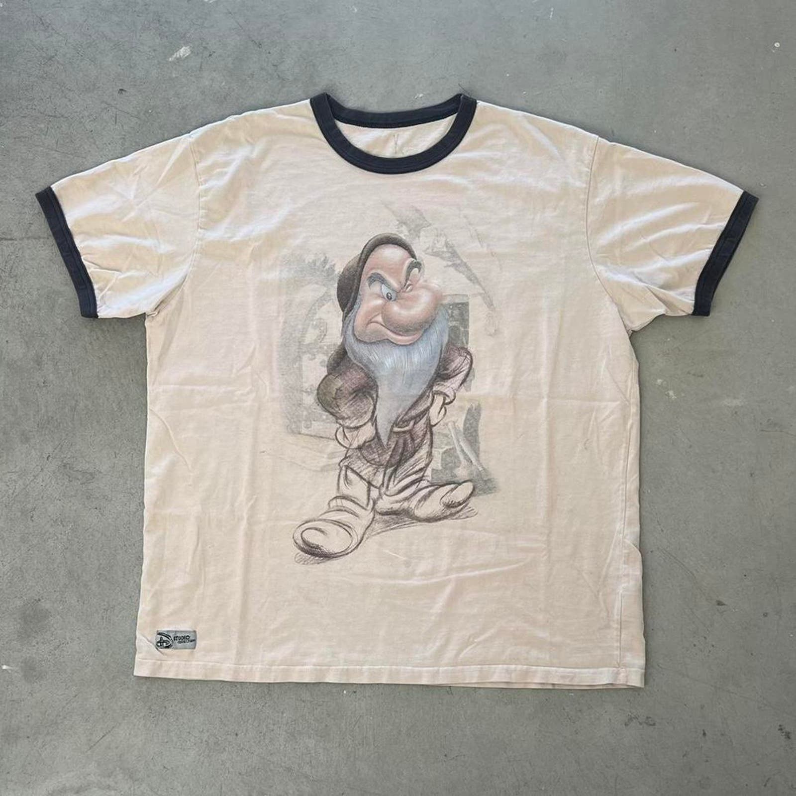 Vintage Vintage 90s Disney Sleeping Beauty Grumpy Dwarf T-Shirt | Grailed