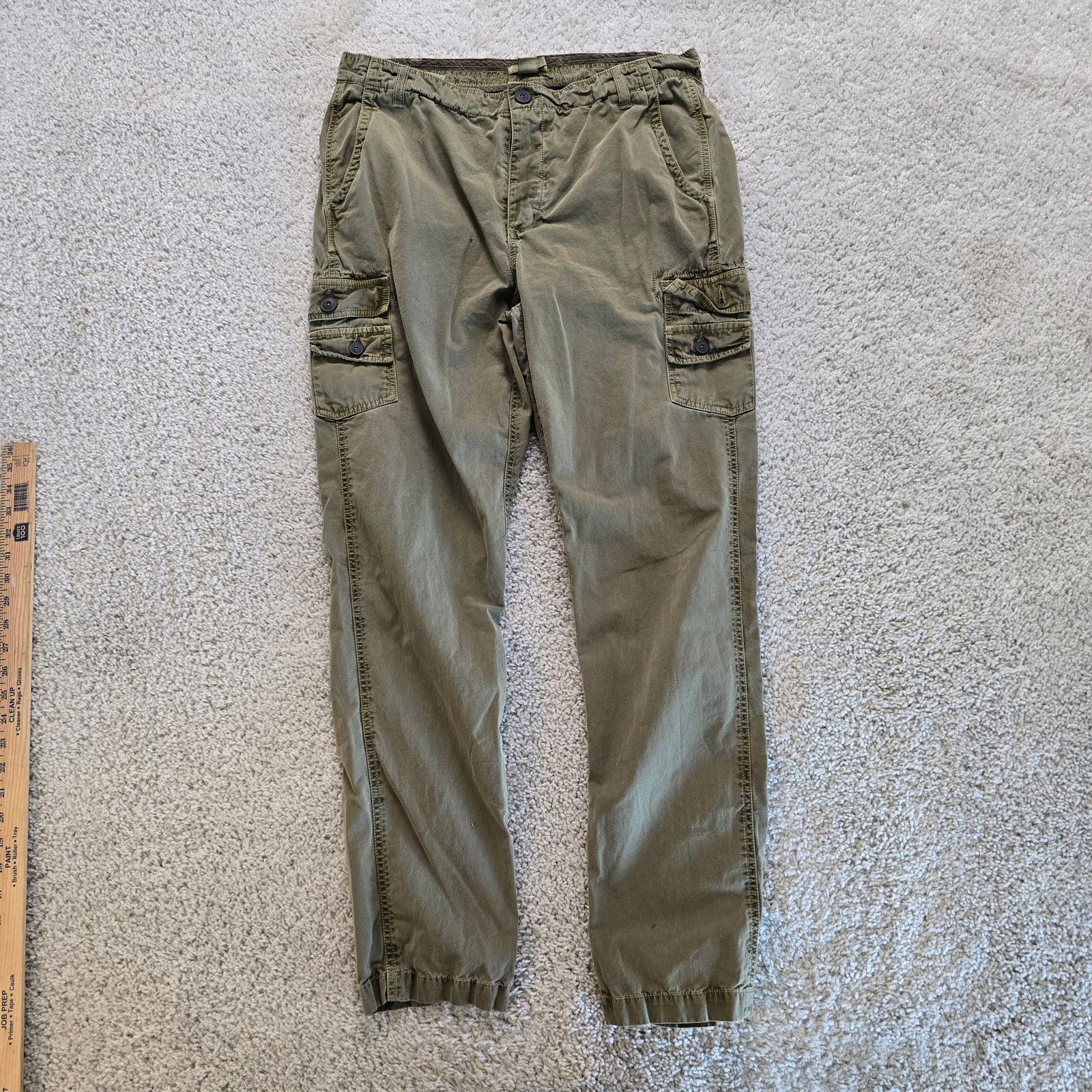 Deadstock carbon2cobalt Mens Olive Green Cargo Pants 34x30 USA REI ...