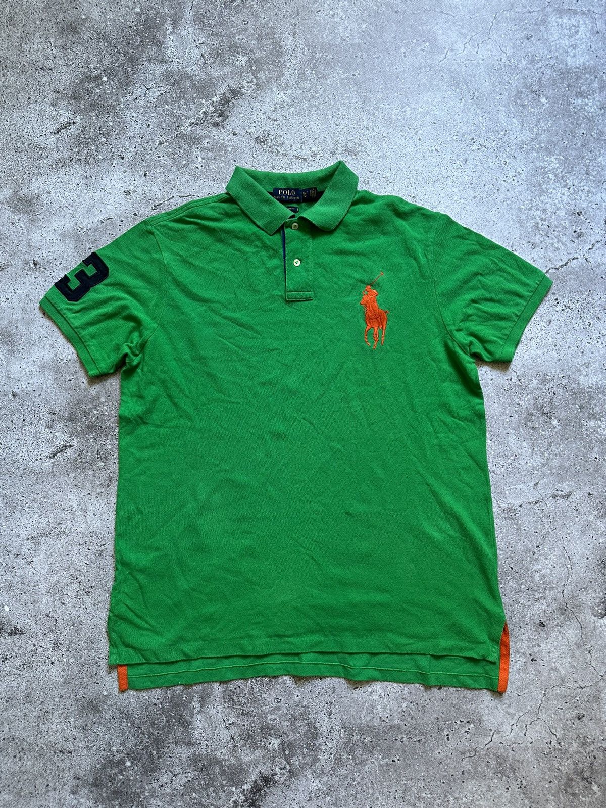 Polo Ralph Lauren Rare Polo Ralph Lauren Number 3 Horse Polo Shirt ...
