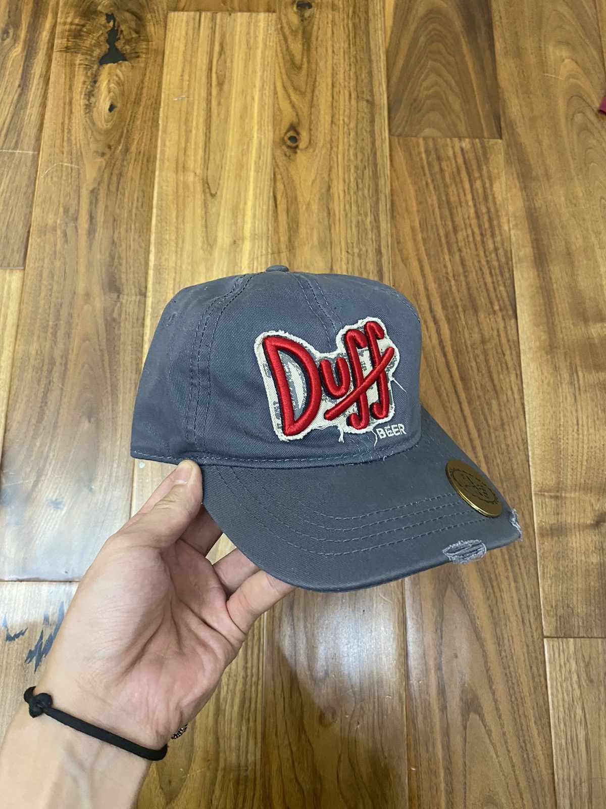 The Simpsons × Vintage Vintage The Simpsons Duff Beer Bottle Opener Hat ...