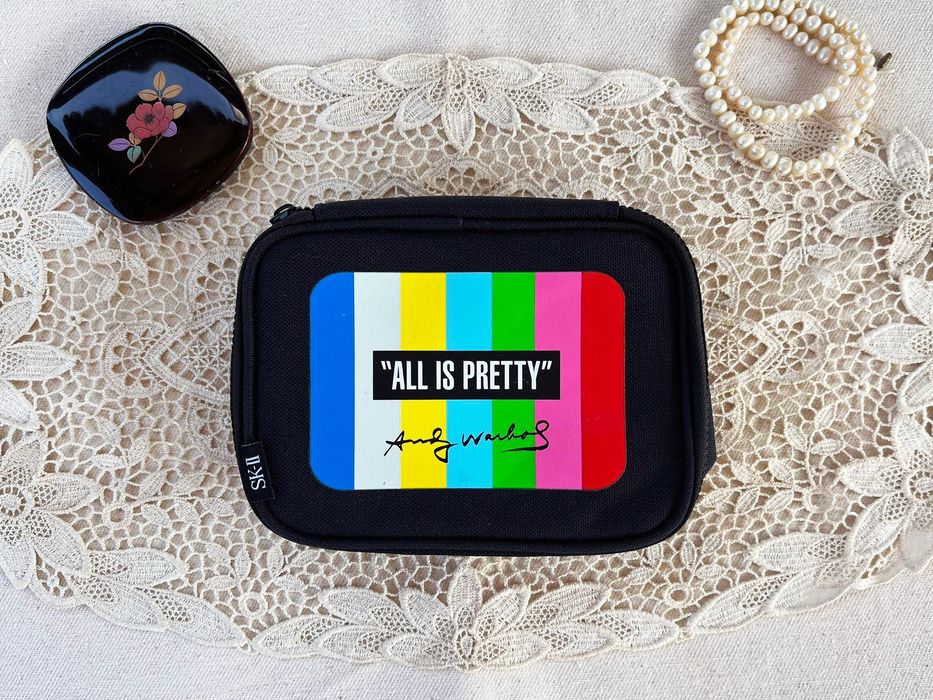 Andy Warhol Andy Warhol x SKII makeup bag 'ALL IS PRETTY' | Grailed