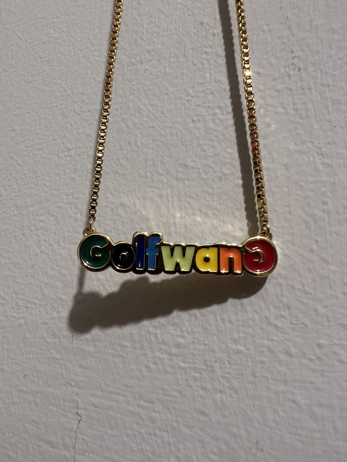 Golf Wang Golf Wang Happy Logo Gold Necklace 18‘‘ Chain | Grailed