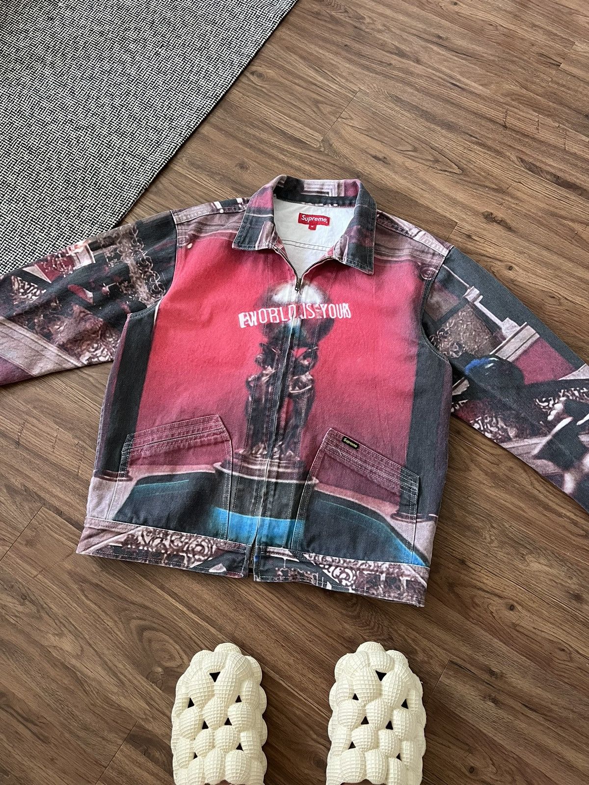 Supreme Scarface Denim Jacket The World Is Yours | Grailed
