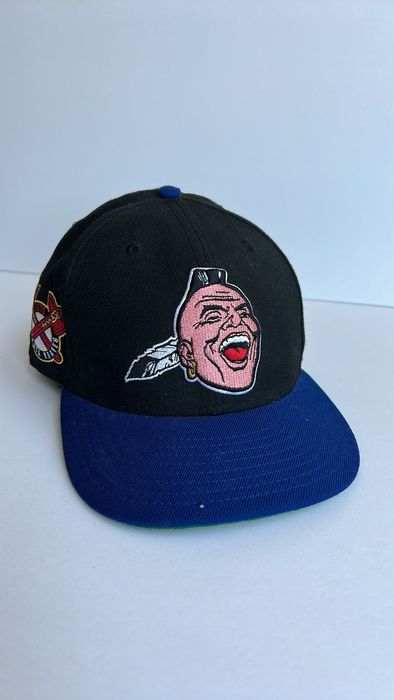 New Era Atlanta Braves New Era Screaming Chief Noc-A-Homa Banned Cap ...