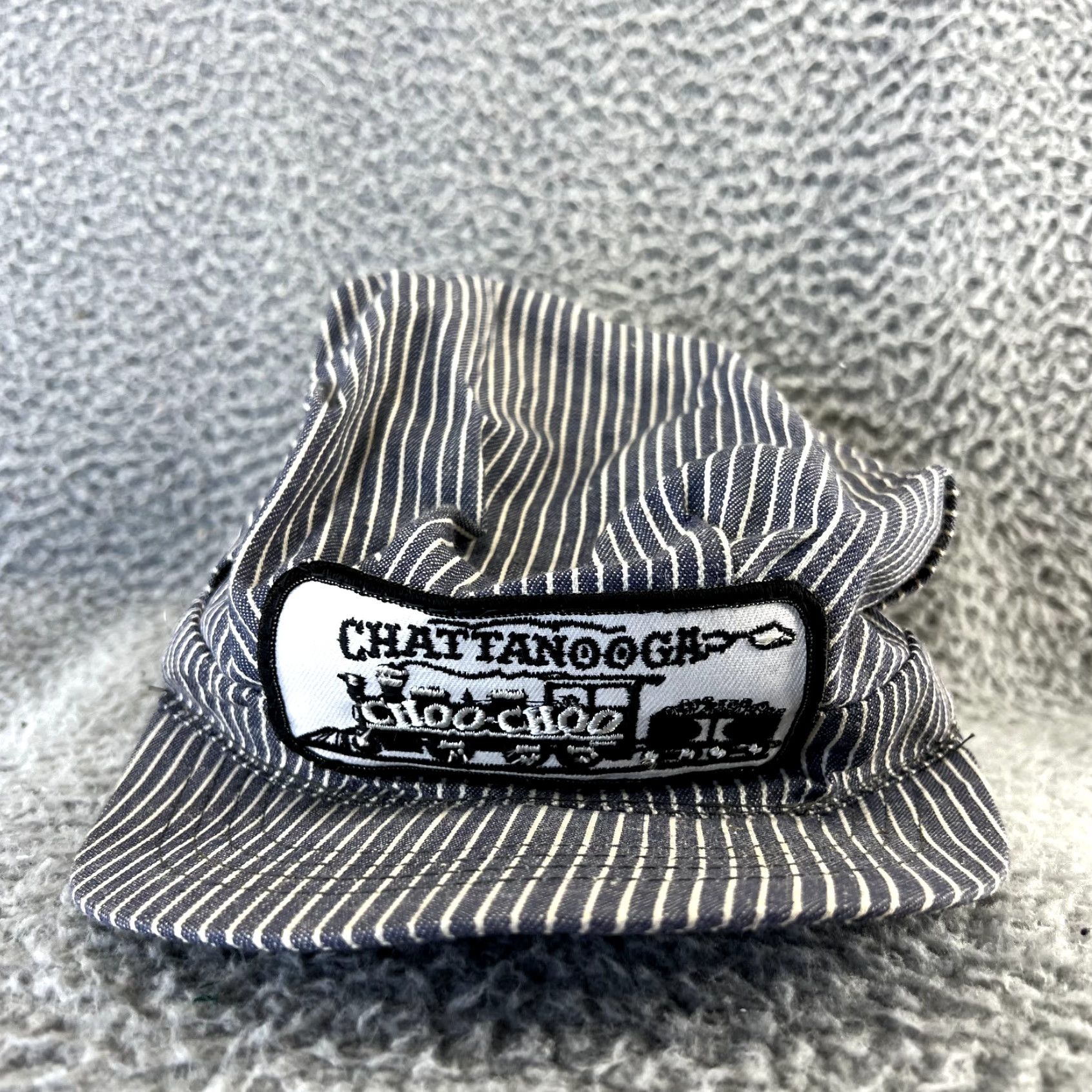 Vintage Authentic Large Size Blue and White Hickory Striped Railway ...