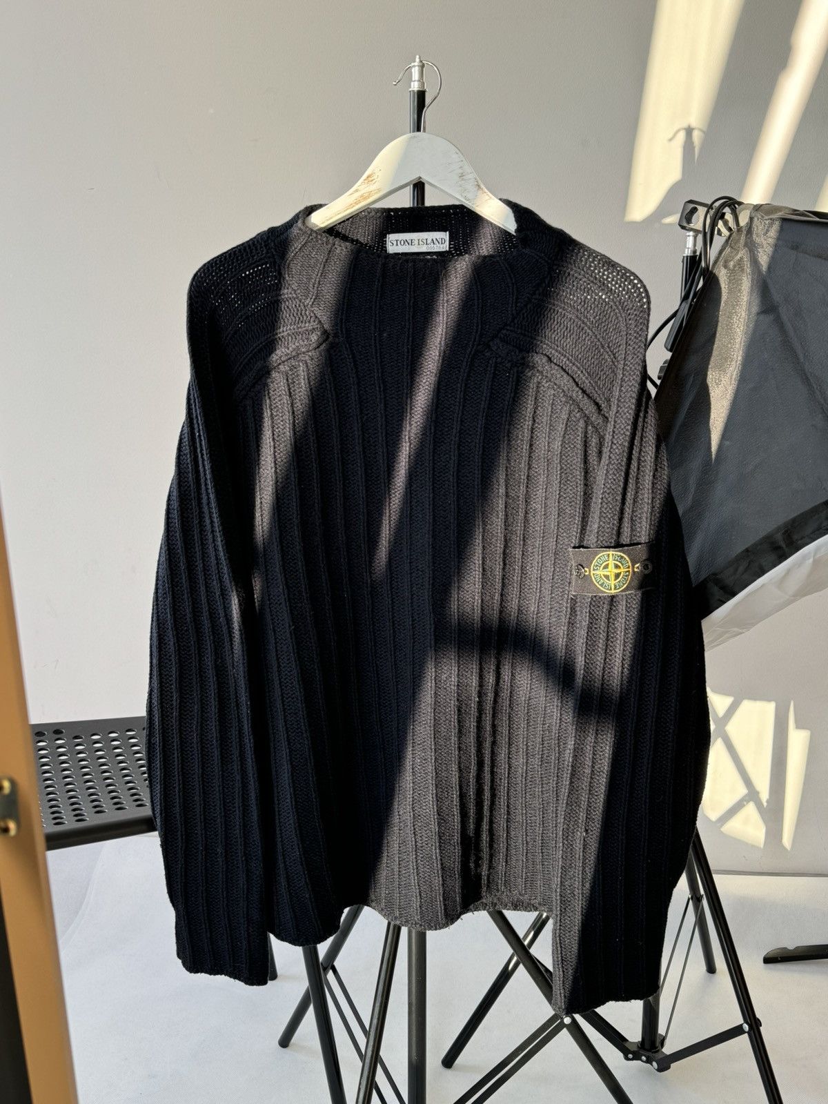 Massimo Osti × Stone Island × Vintage Very Rare Vintage Stone Island Knit Sweater Old Money Hype ...