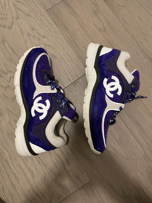 Chanel Dark Purple Channel Sneakers | Grailed
