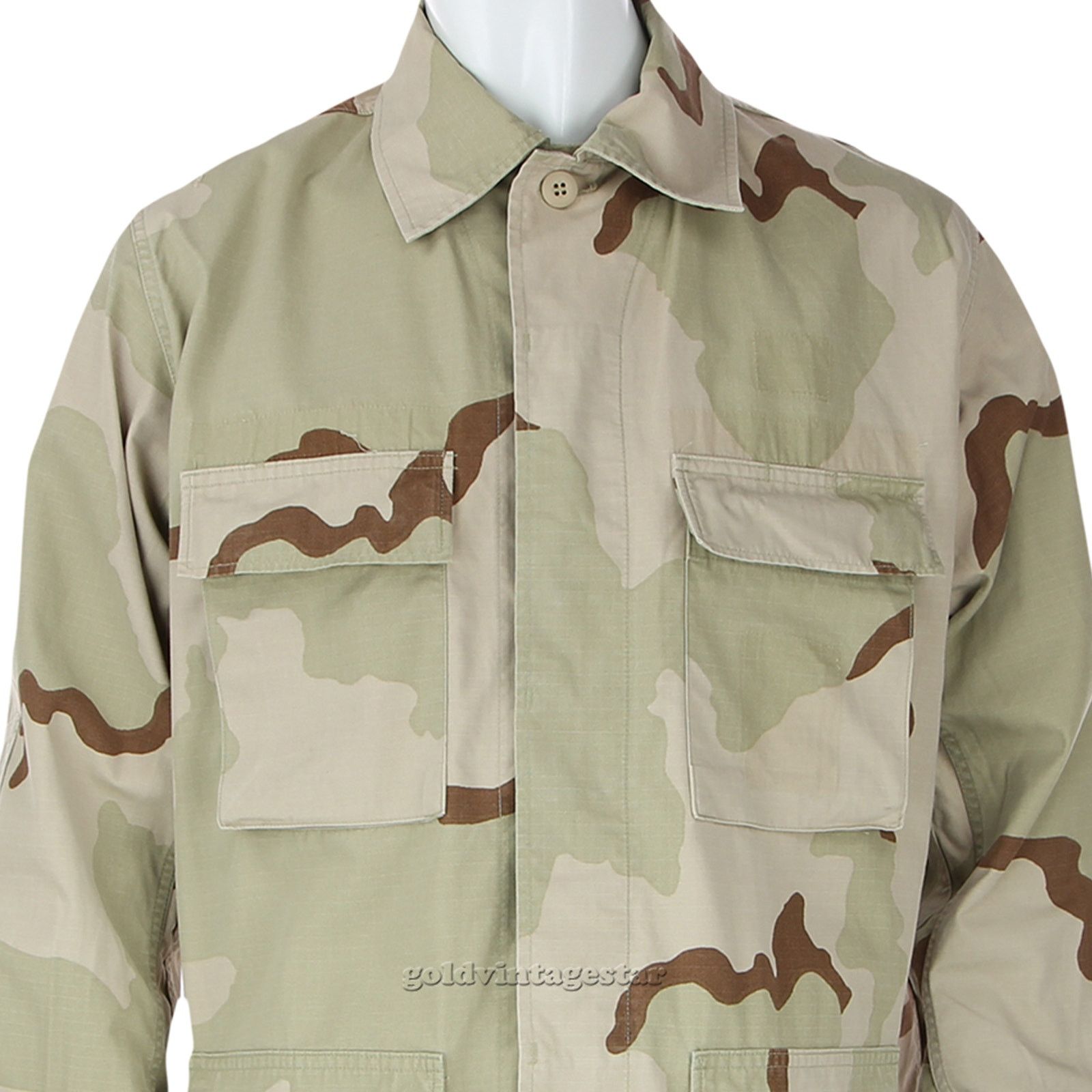 Vintage 90s Vintage Army Uniform Field Desert Camo Combat Jacket | Grailed