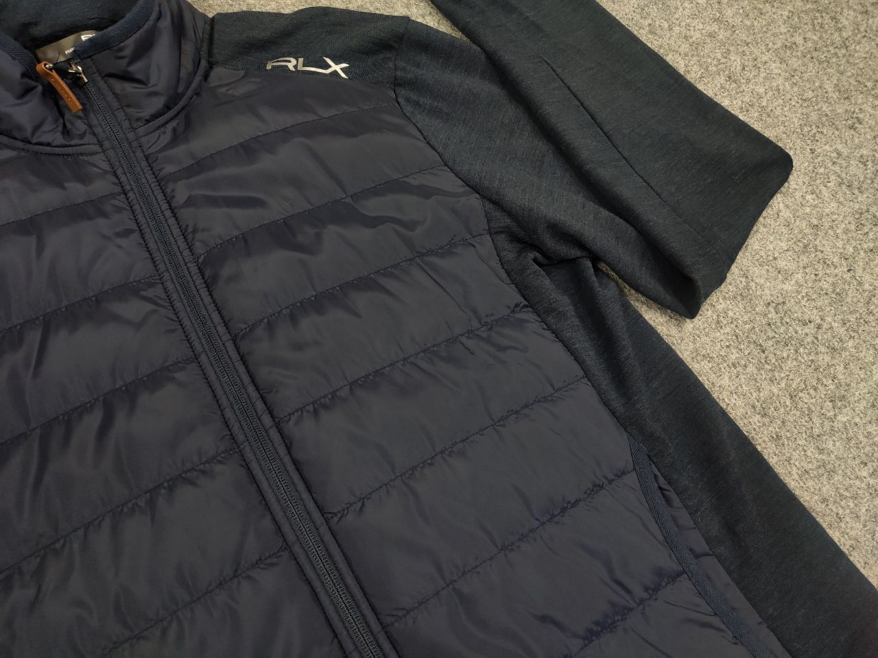 Polo Ralph Lauren RLX Ralph Lauren quilted Wool Light Blue Jacket | Grailed