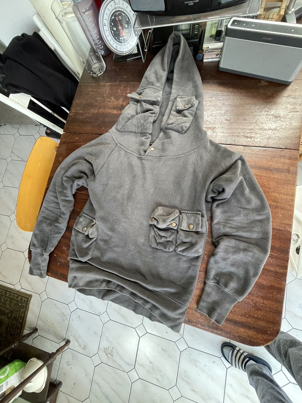 Kapital AW20 Kapital ‘Alpine’ Multi Pocket Utility Cargo Hoodie | Grailed