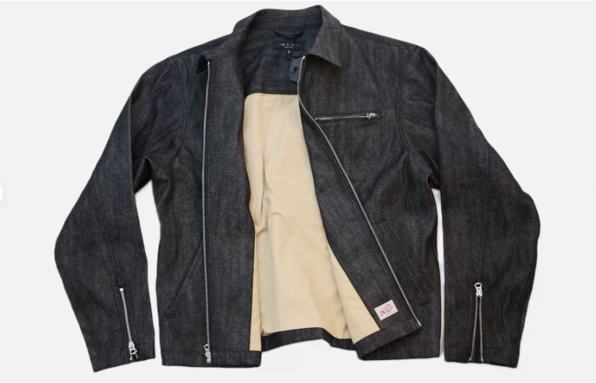 Rag & Bone Rag & Bone Alex Jacket USA of Japanese Selvedge Raw Denim | Grailed
