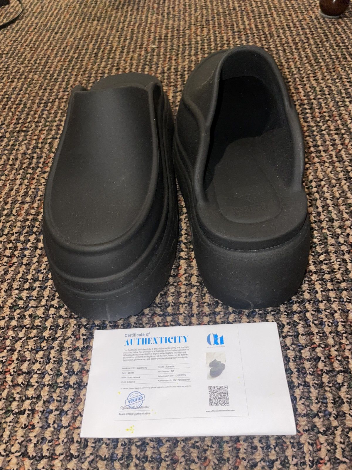 Marc Jacobs Marc Jacobs x Melissa - Black Clogs - 10 Women | Grailed