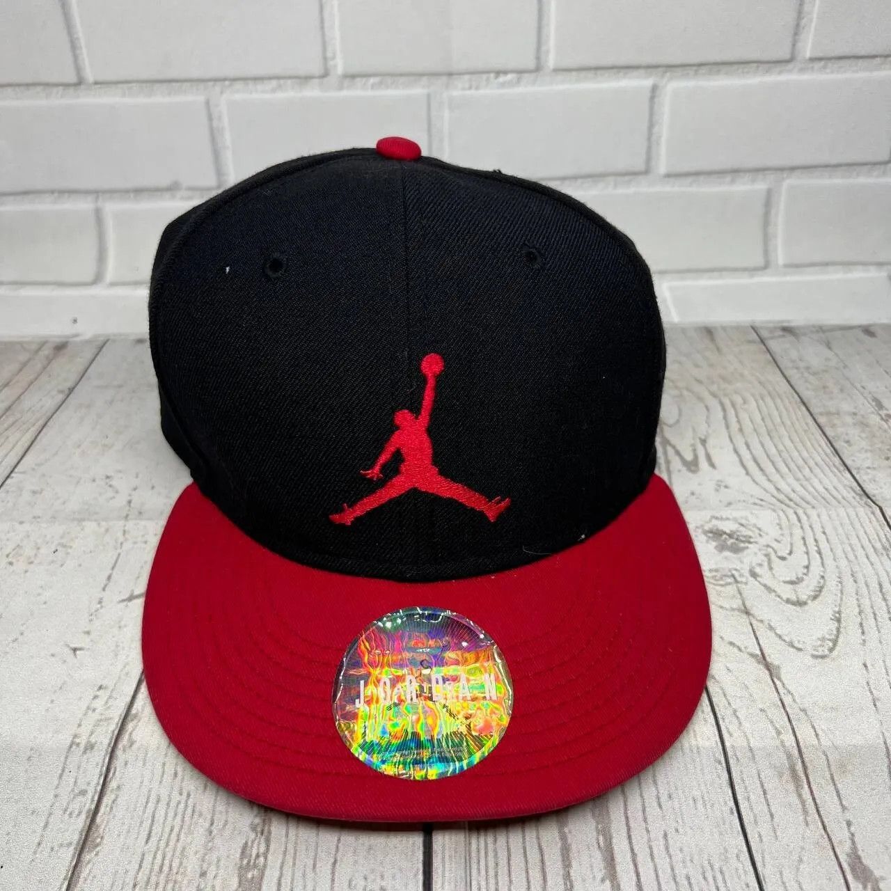 Jordan Brand Air Jordan True Jumpman Hat Snapback Cap Black Red Men ...