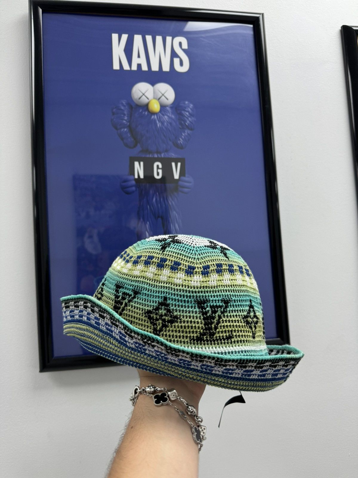 Louis Vuitton Louis Vuitton LV Crochet Stripes Straw Hat | Grailed