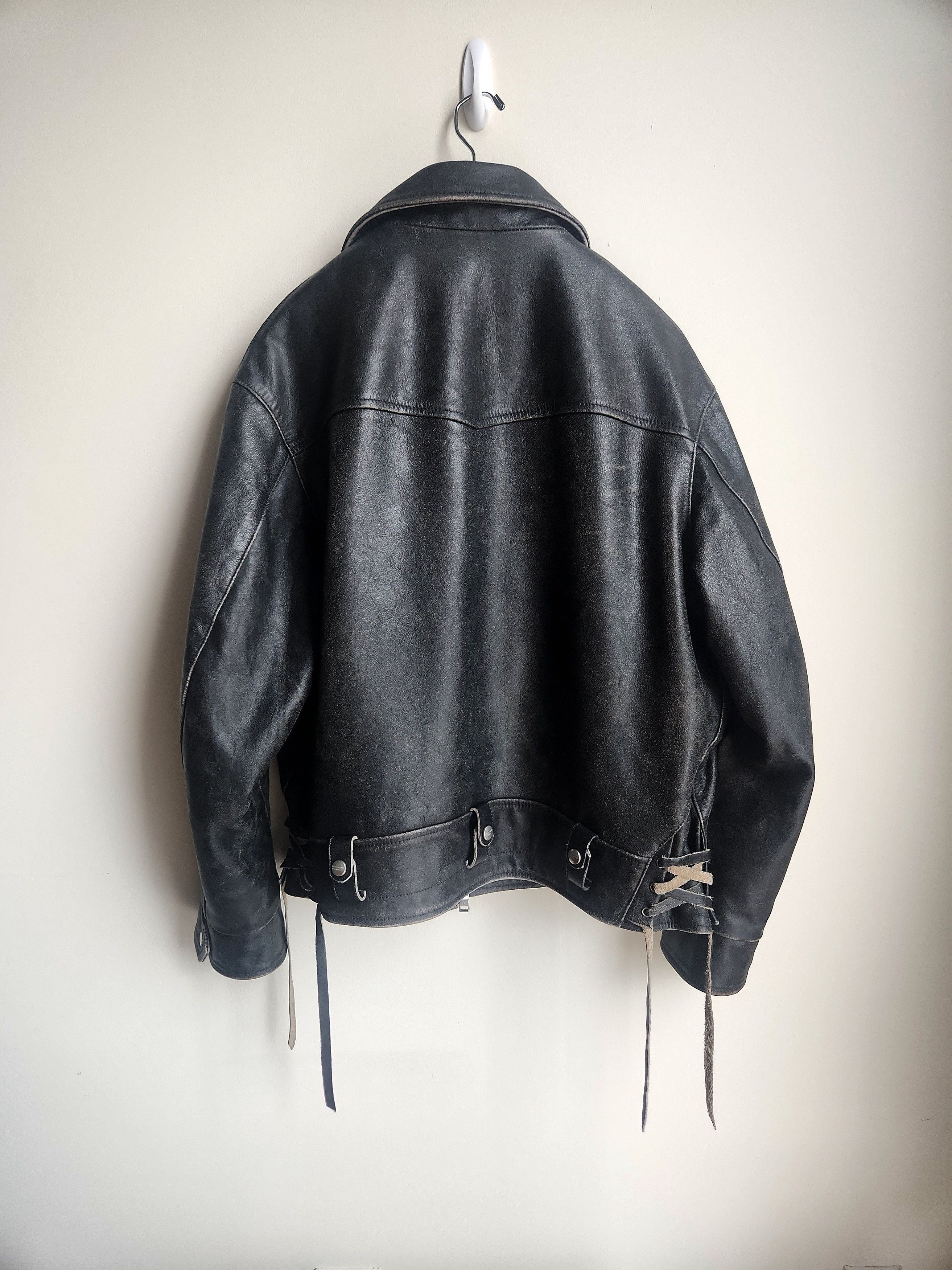 Enfants Riches Deprimes ERD DISTRESSED PIANIST LEATHER JACKET | Grailed