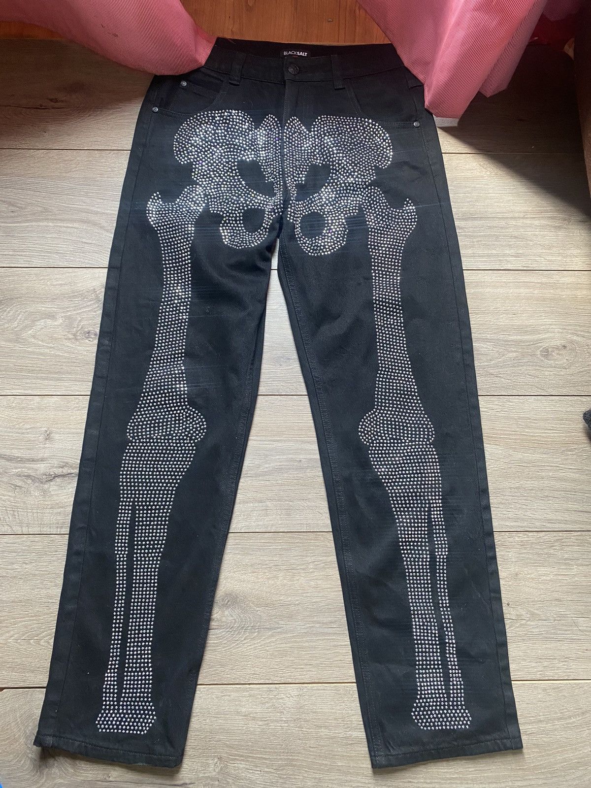 Japanese Brand × Vintage Vintage skull star rap pants BB SIMON TRAVIS ...