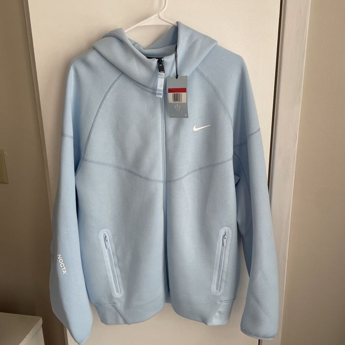 Nike Nike Nocta Drake Tech Fleece Full Zip Hoodie Cobalt Blue LG | Grailed