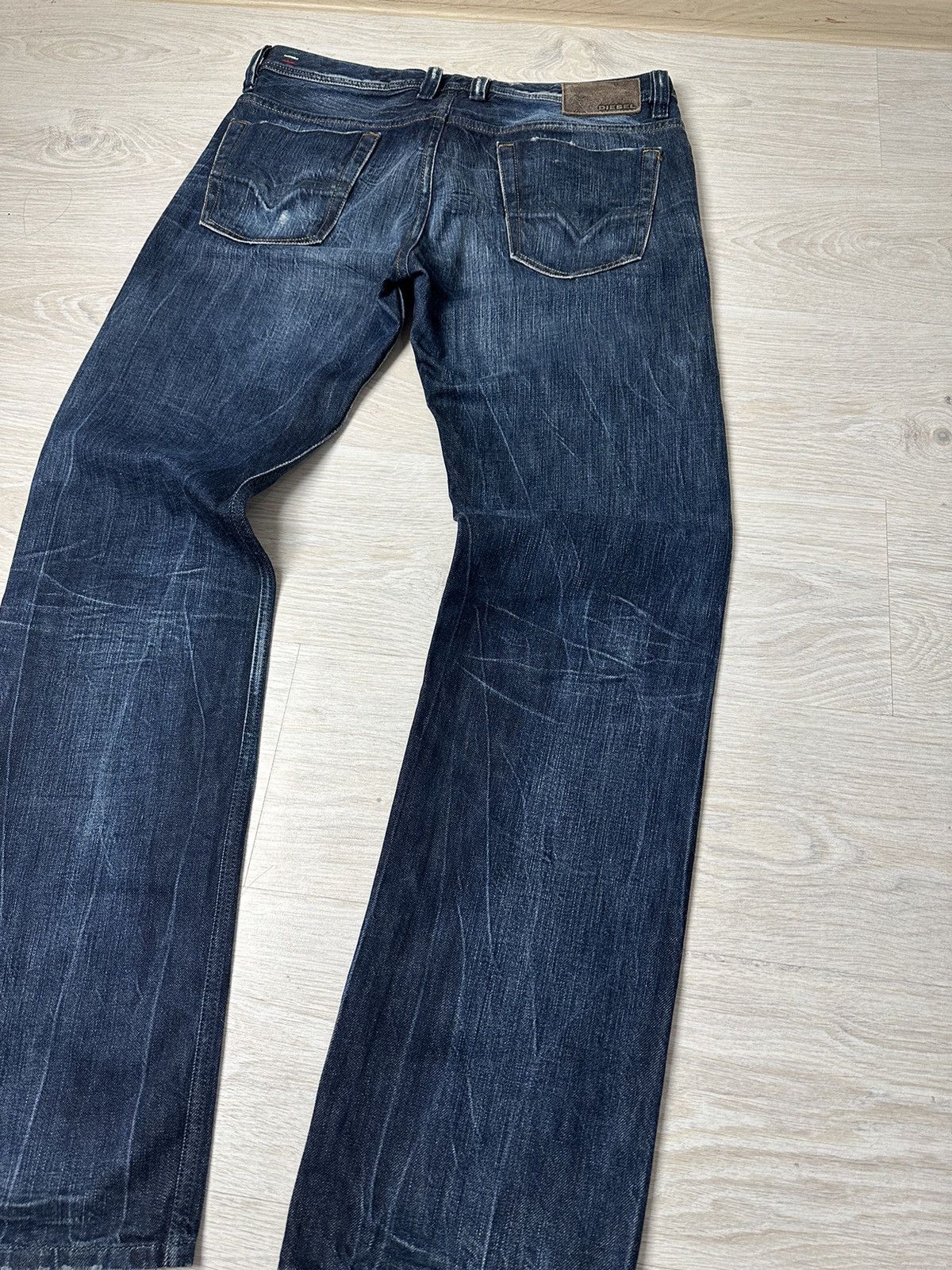 Diesel Distressed Diesel Denim Pants Vintage Japanese Brand Y2K | Grailed