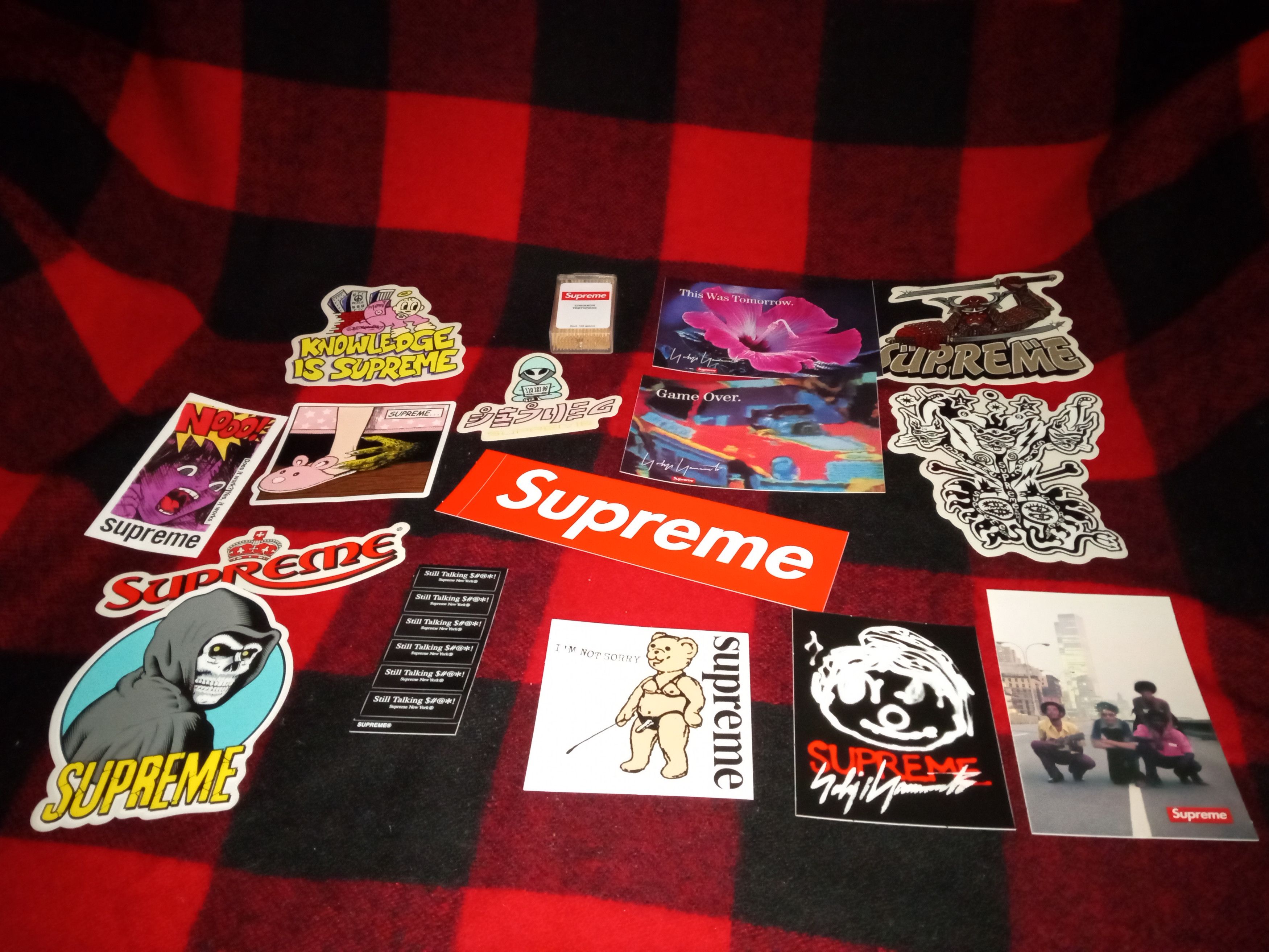 Supreme Stickers and Toothpicks | Grailed