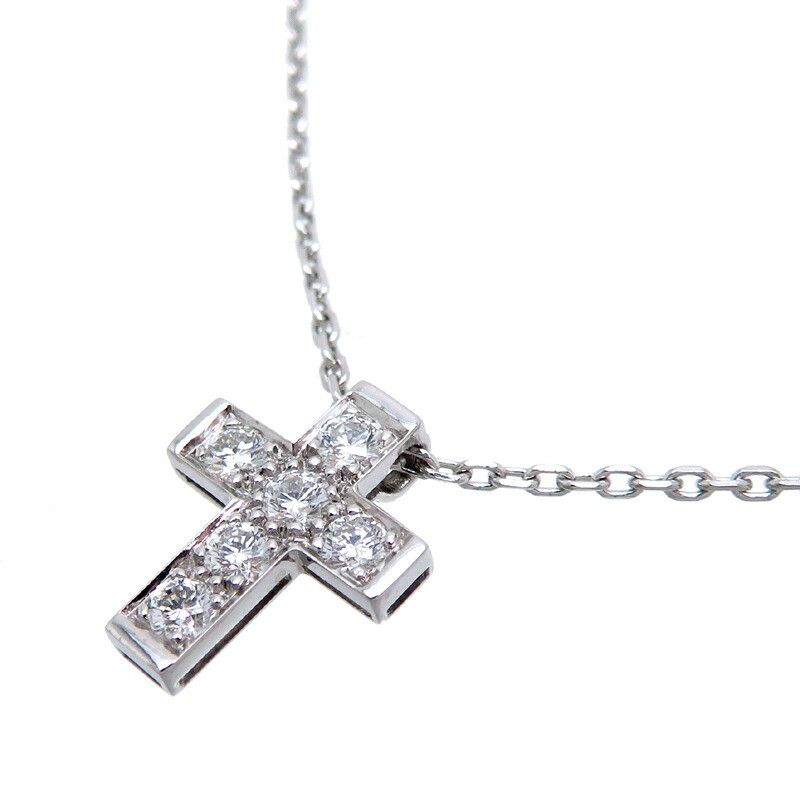 Van Cleef & Arpels Van Cleef & Arpels 18K Mini Cross Necklace | Grailed