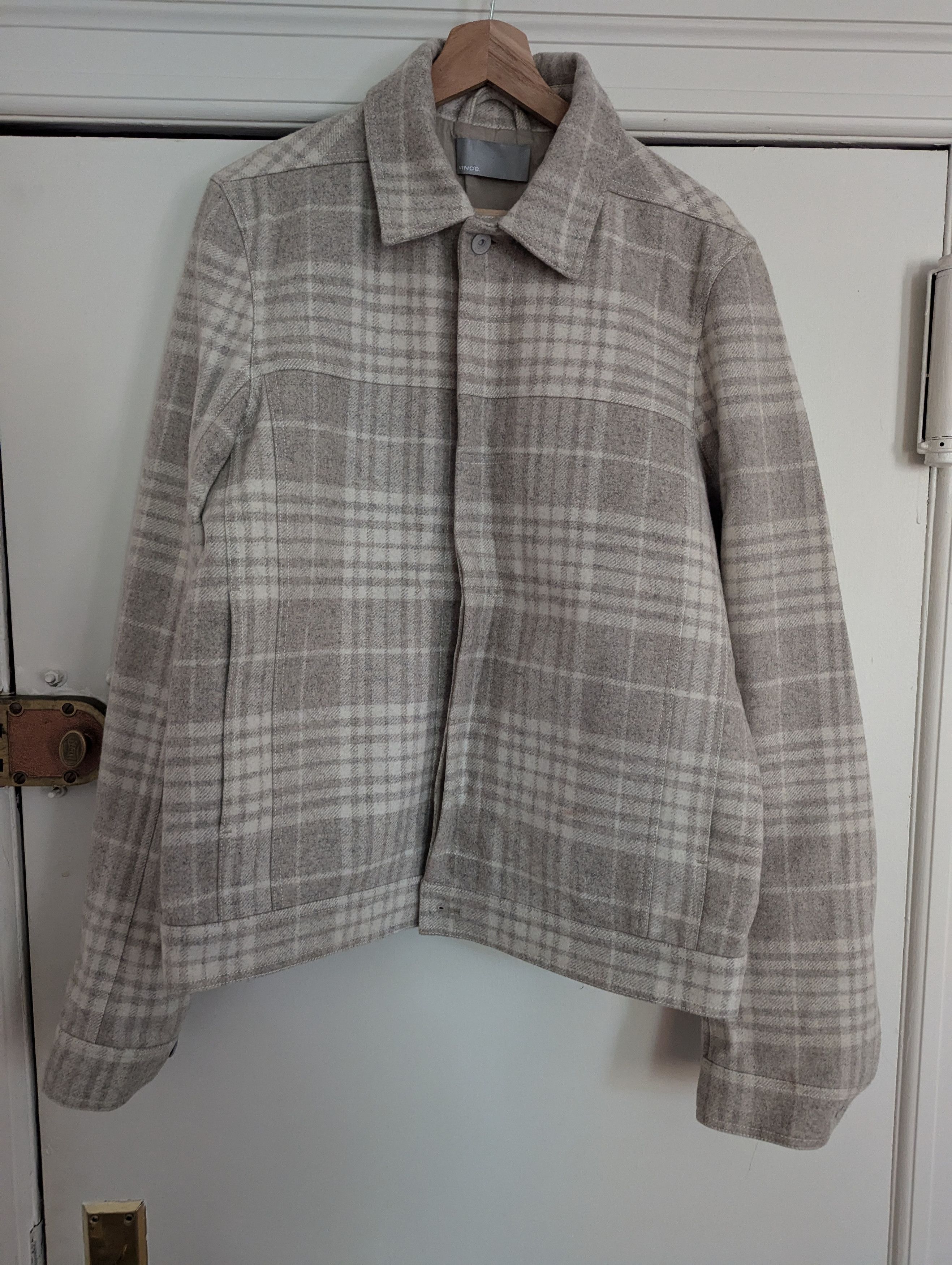 Vince Vince - Plaid Crisp Trucker Jacket | Grailed