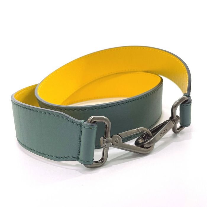 Fendi FENDI Strap You Bicolor Shoulder Leather Unisex Green | Grailed