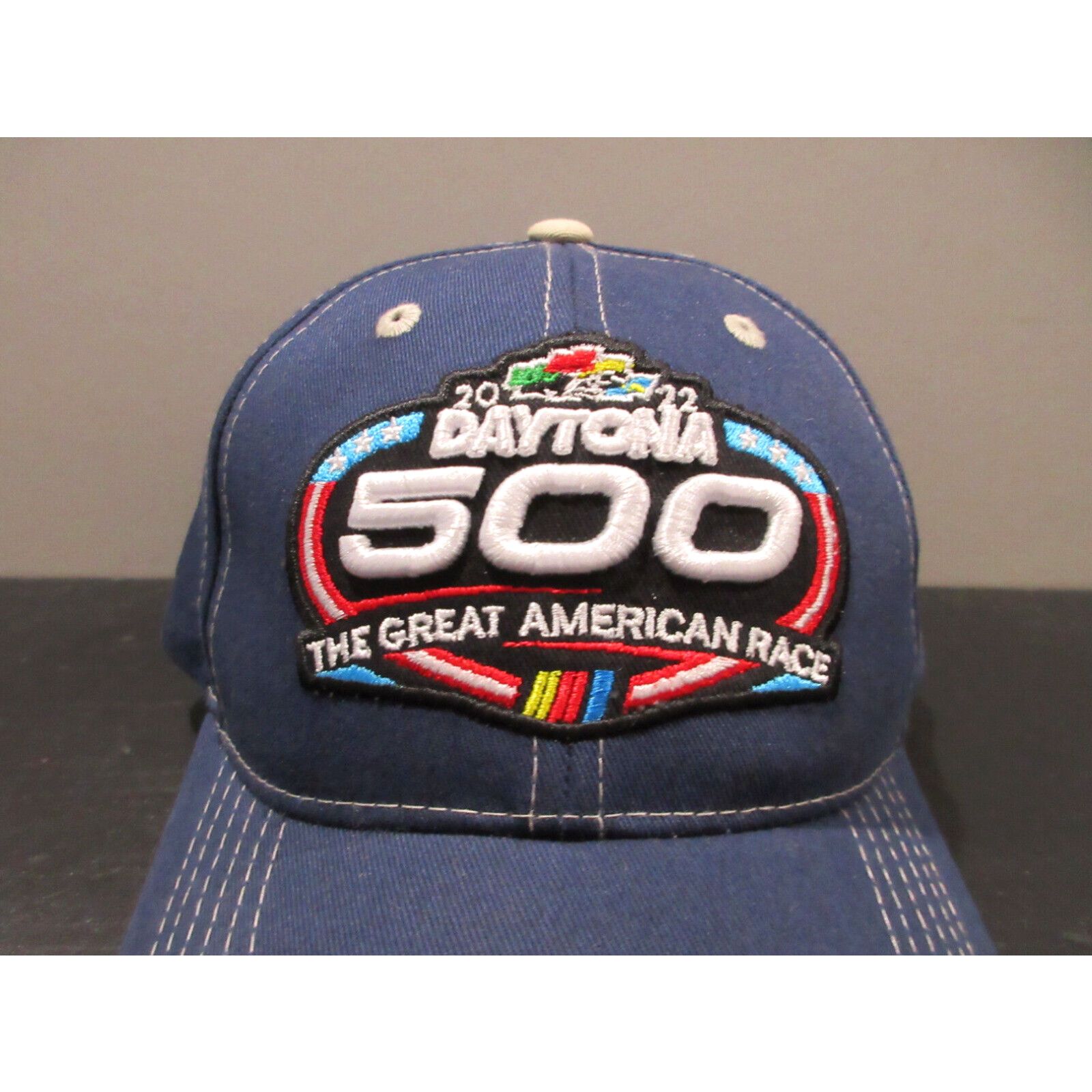 NASCAR Nascar Hat Cap Strap Back Blue White Daytona 500 Racing Team ...