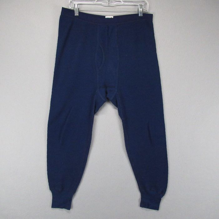 Sears Vintage Sears Pants Thermal Mens Extra Large Blue Underwear ...