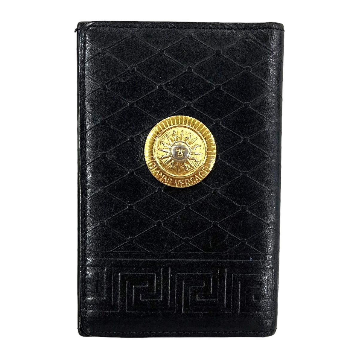 Gianni Versace Gianni Versace Sun Logo Card Holder Wallet | Grailed