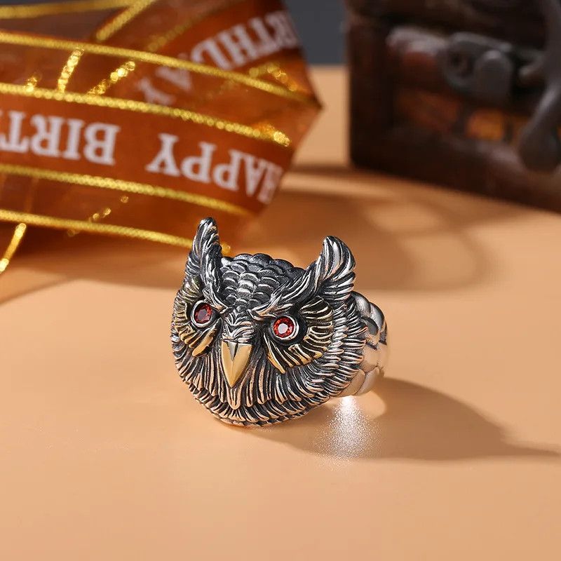 Streetwear Eyes Owl Ring | Grailed