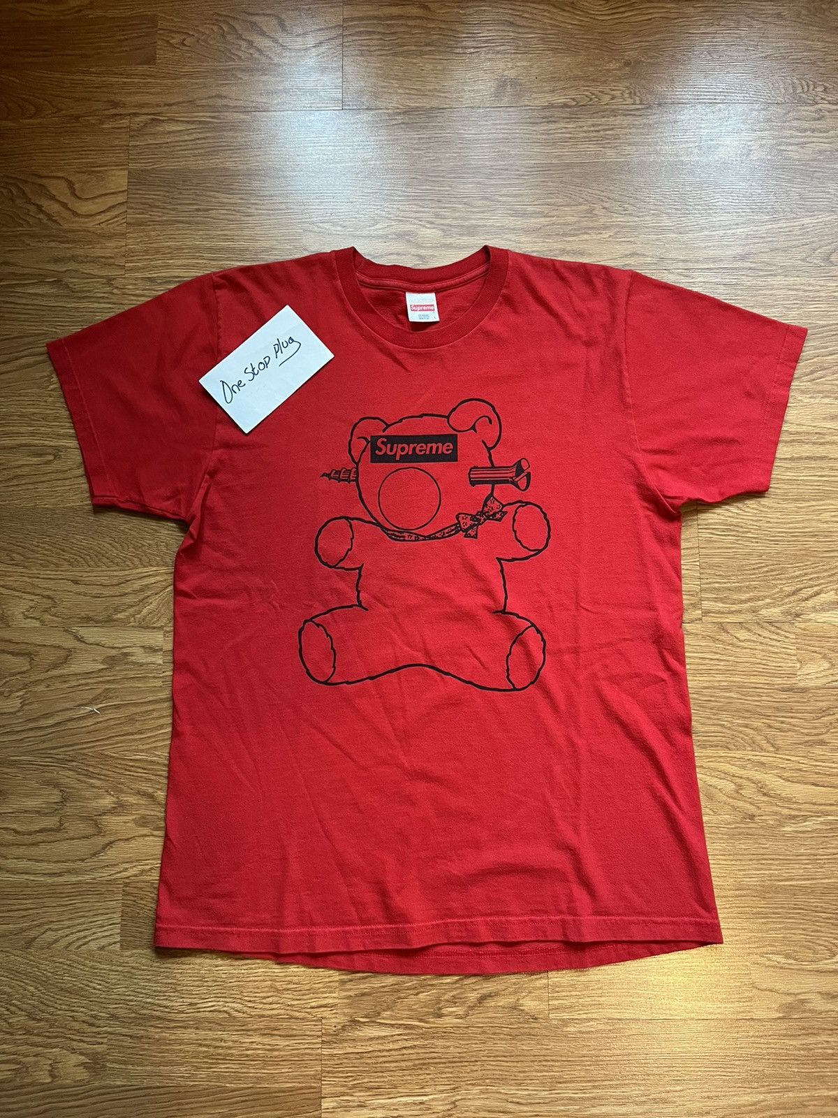 Supreme Bear Box Logo Tee | Grailed