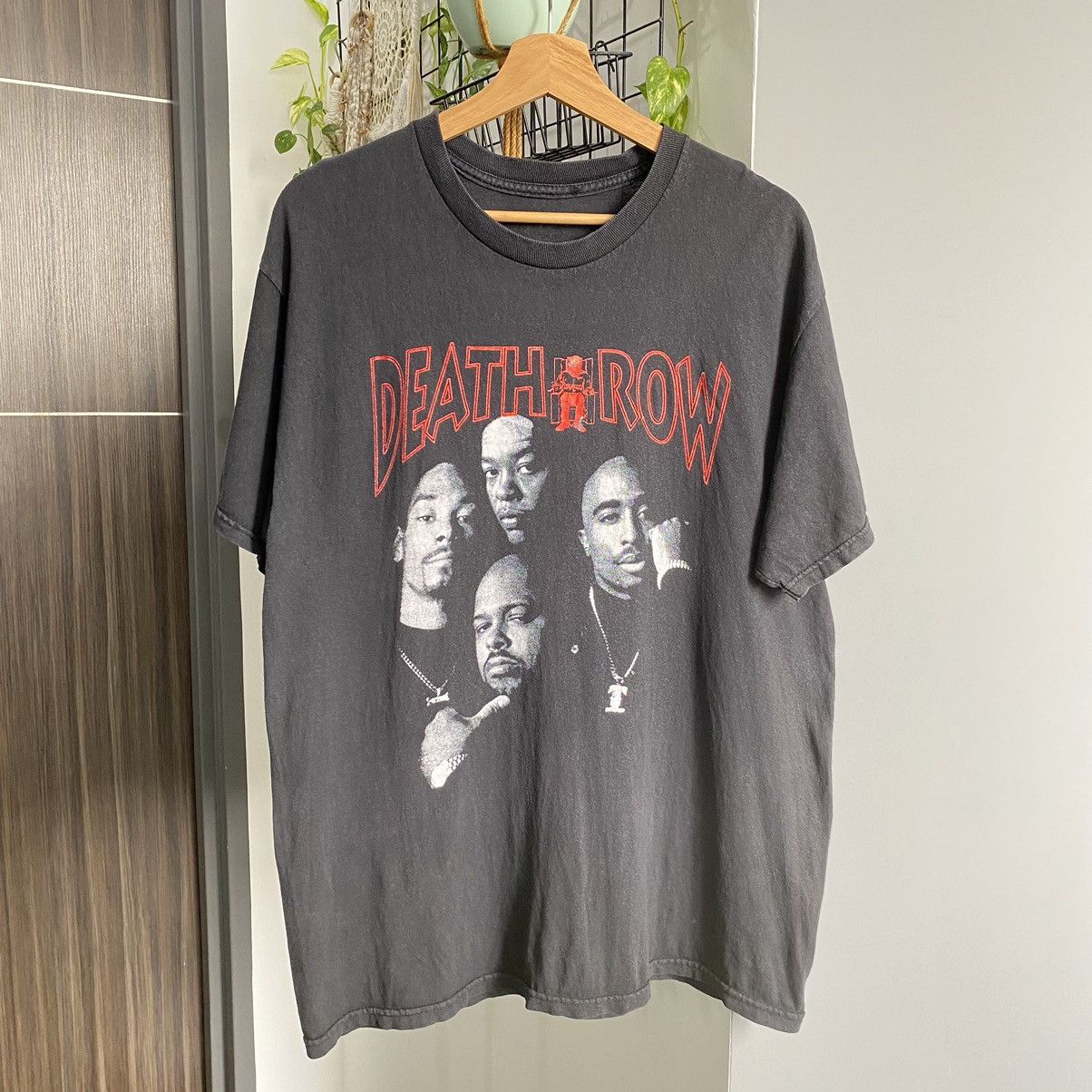 Death Row Records Thrashed Faded Vintage Death Row Record Dr. Dre Tupac ...