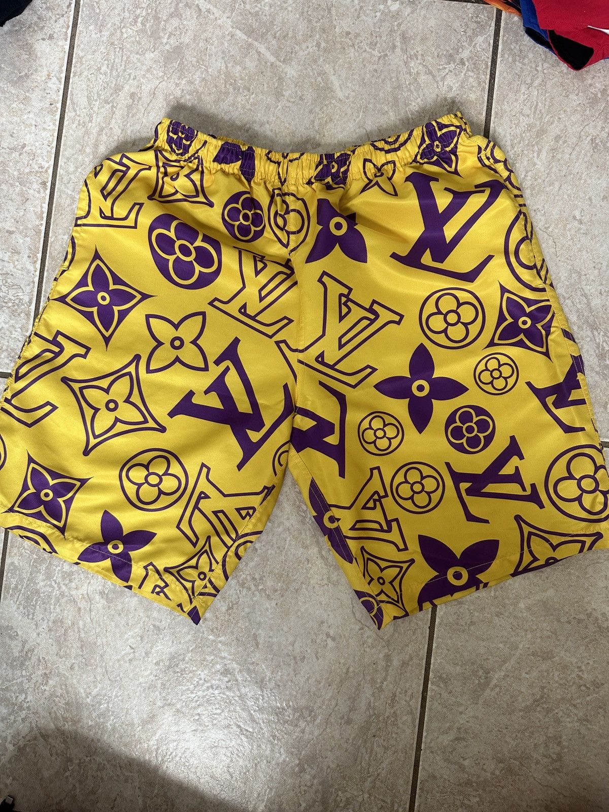 Imran Potato Imran Potato bootleg “Louis Vuitton shorts” | Grailed