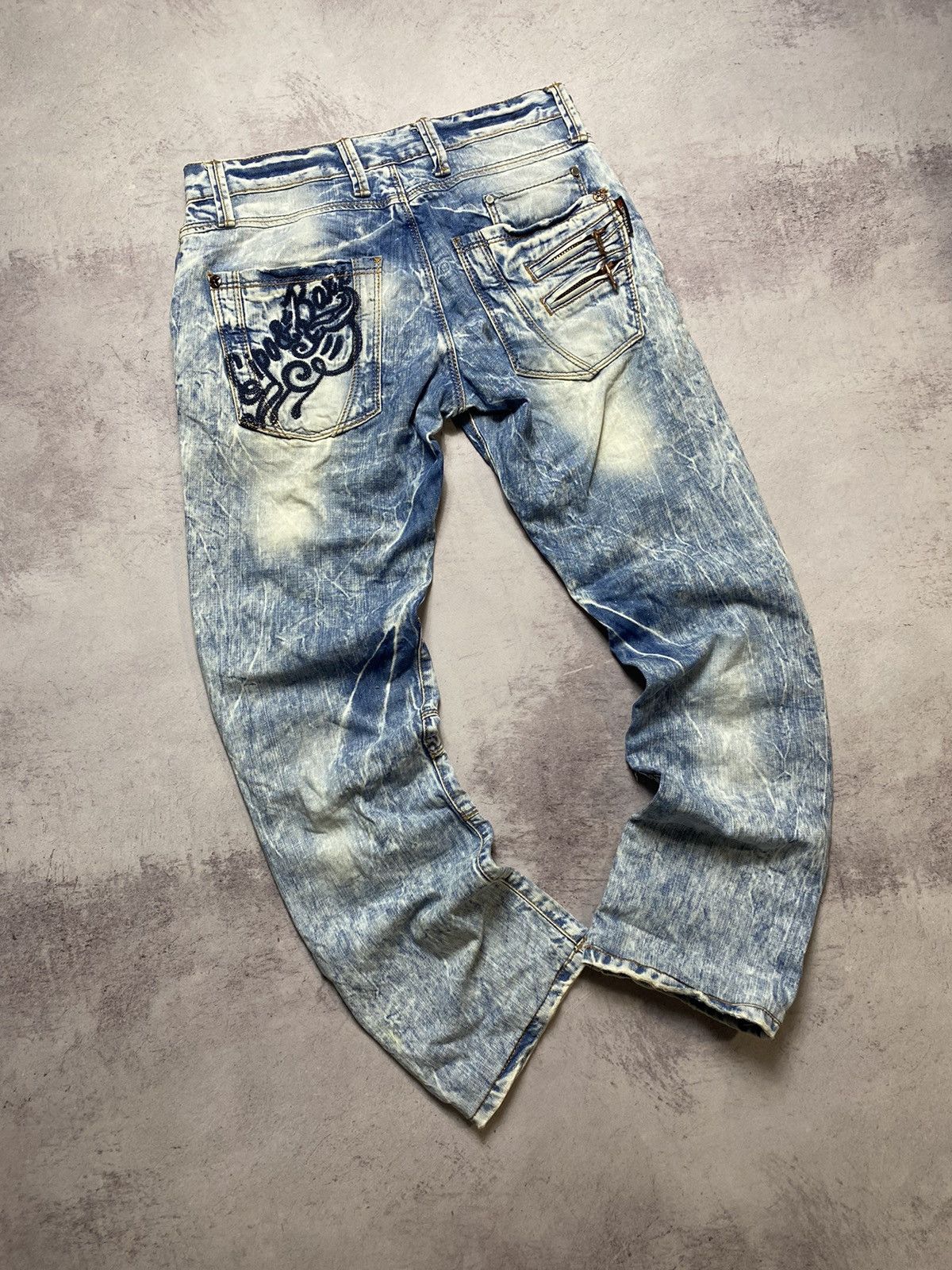 Avant Garde × Streetwear × Vintage Vintage Cipo Baxx Patchwork Jeans ...