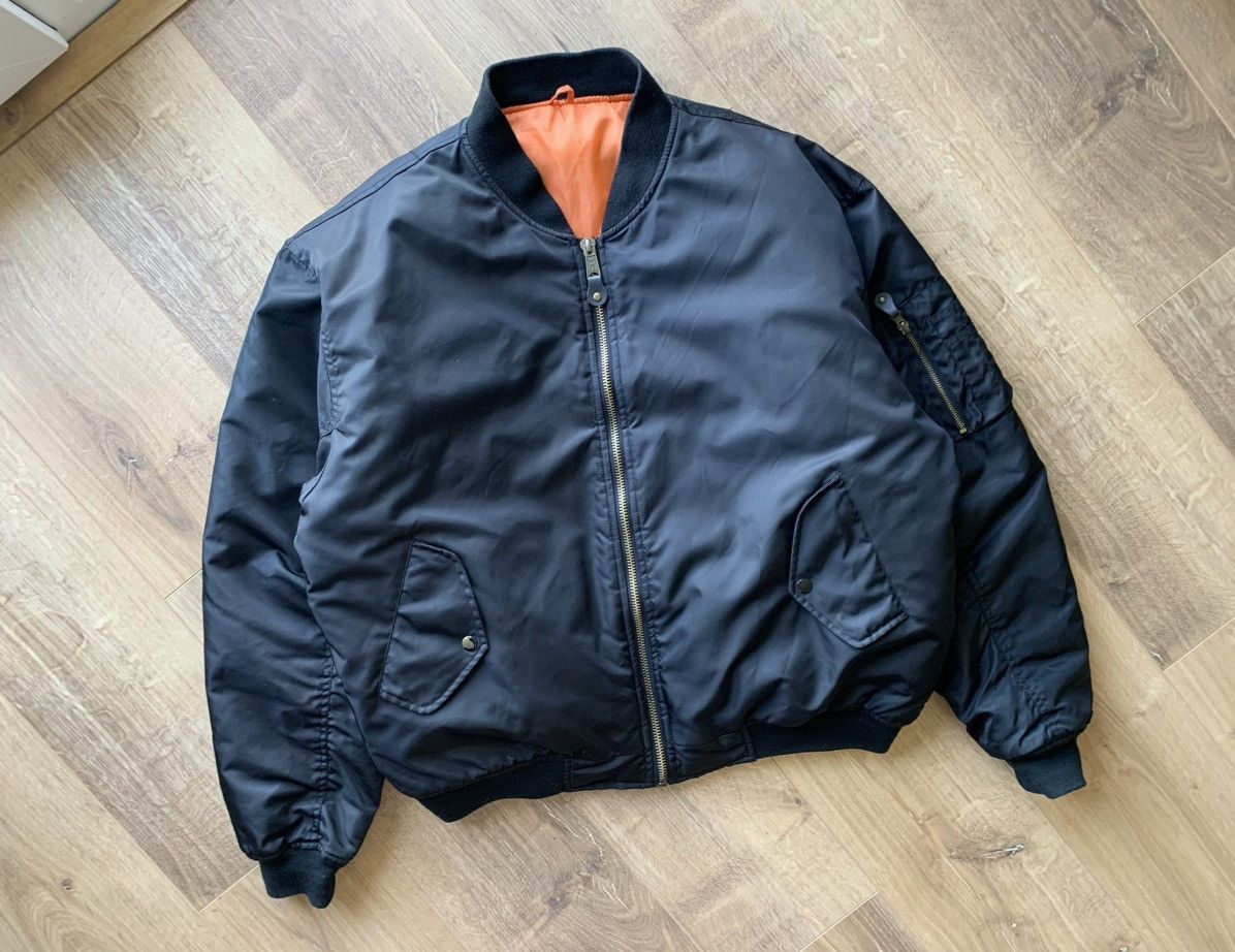 Military Vintage MA-1 Flyer’s Reversible Bomber jacket | Grailed