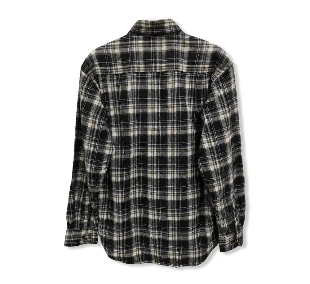 Flannel × Streetwear × Vintage Vintage First Down Plaid Tartan Flannel ...