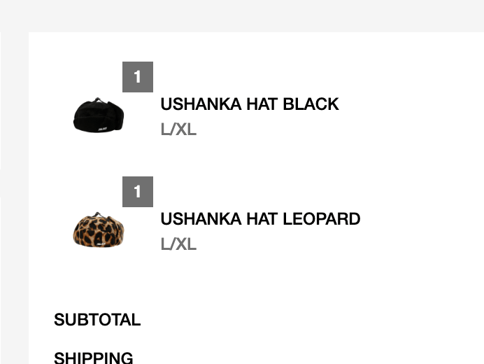 Palace Spring 2025 Ushanka Hat Leopard (L/XL) | Grailed