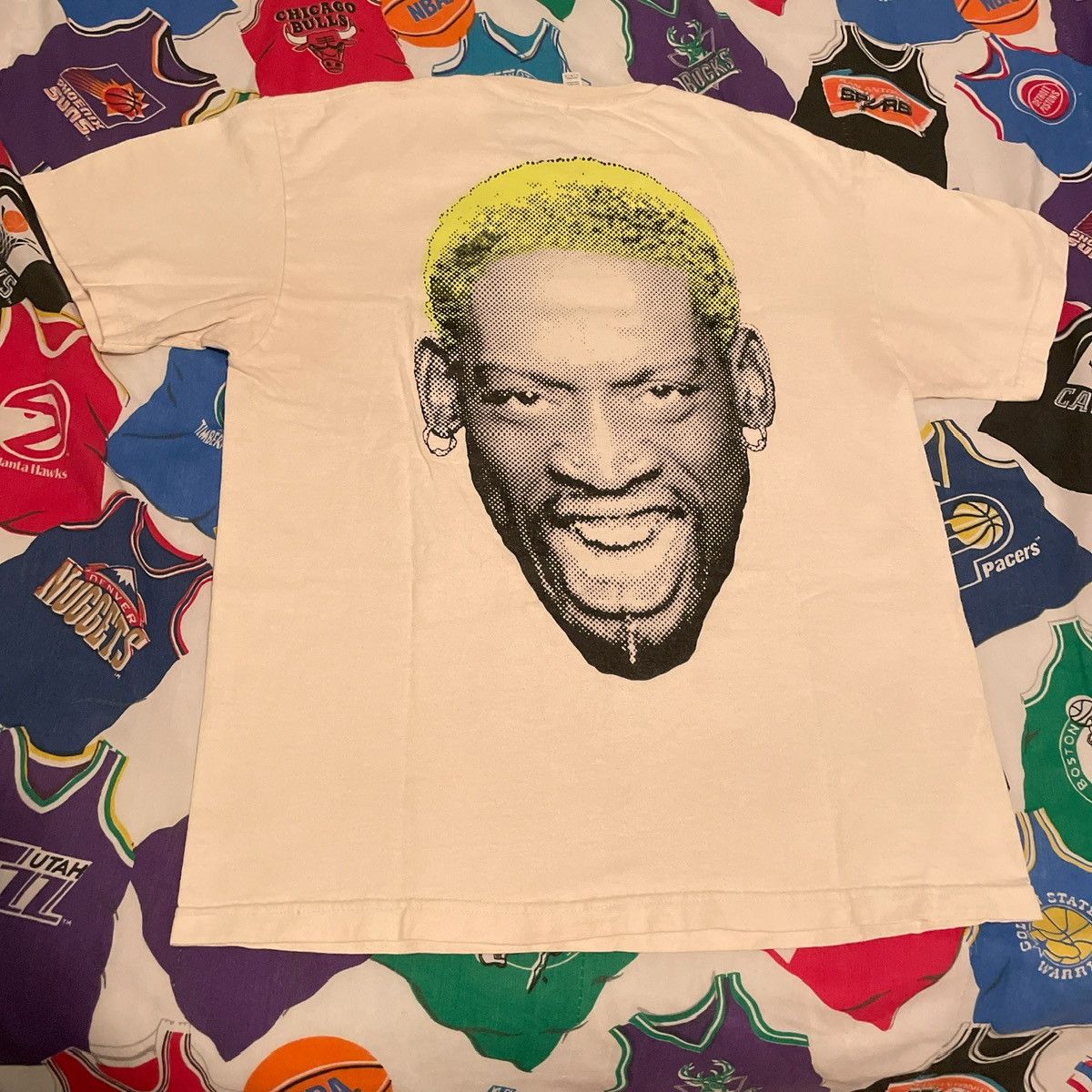 Sportswear Modern Nike NBA Dennis Rodman Chicago Bulls Basketball Tee ...