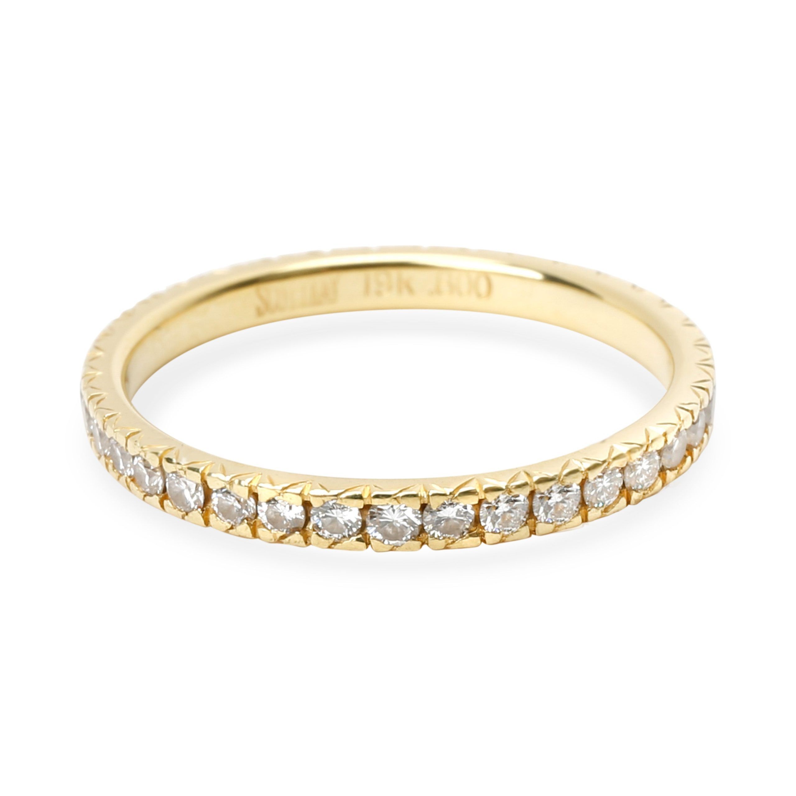 Tiffany & Co. Scott Kay Diamond Eternity Band in 19K Yellow Gold (0.35 ...