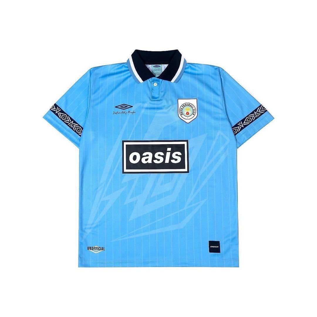 Band Tees Rare Oasis Fantasy Jersey Britpop Blur Radiohead Medium | Grailed