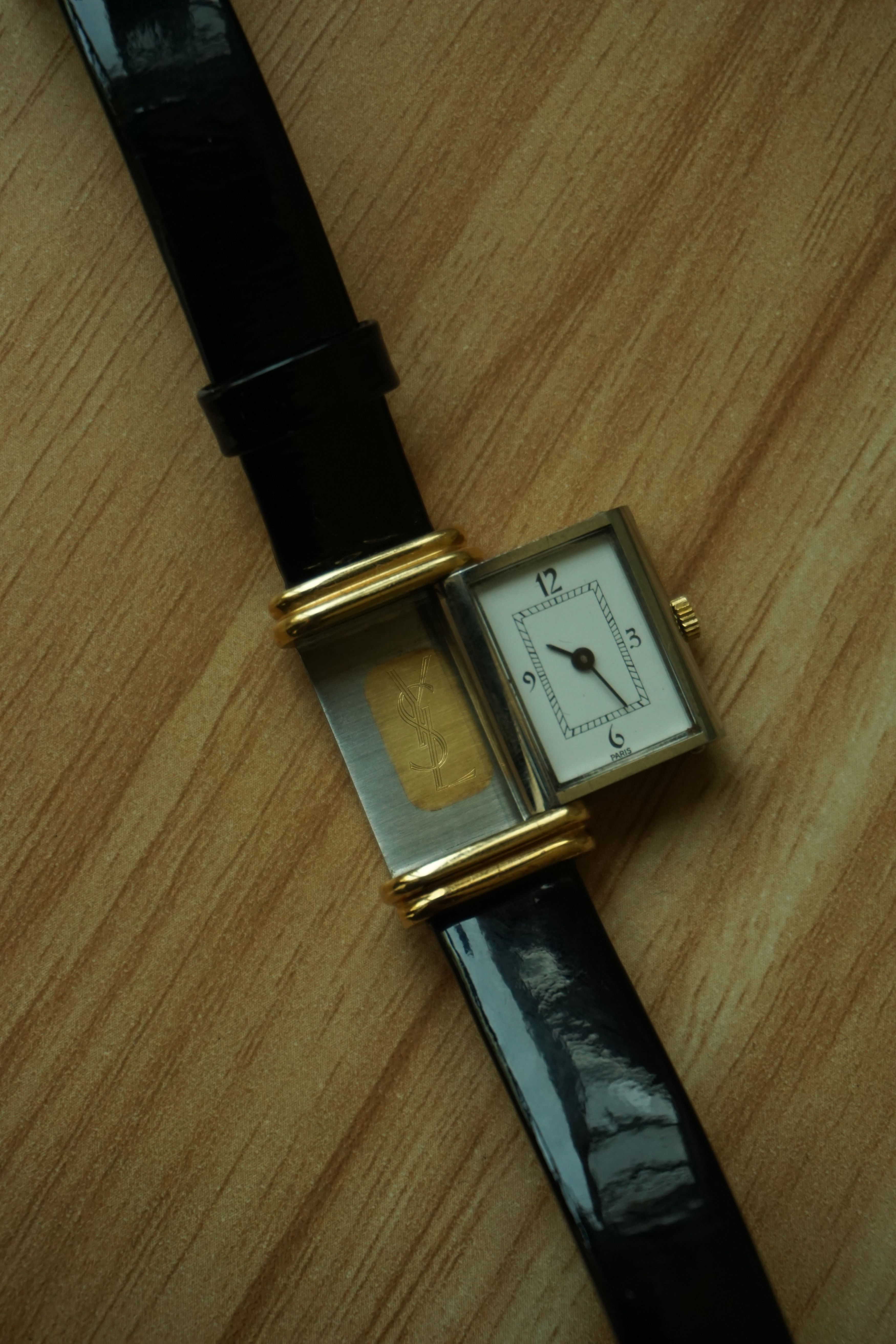 Cartier × Vintage × Yves Saint Laurent Reverso / 18k Gold / 1970s / YSL ...
