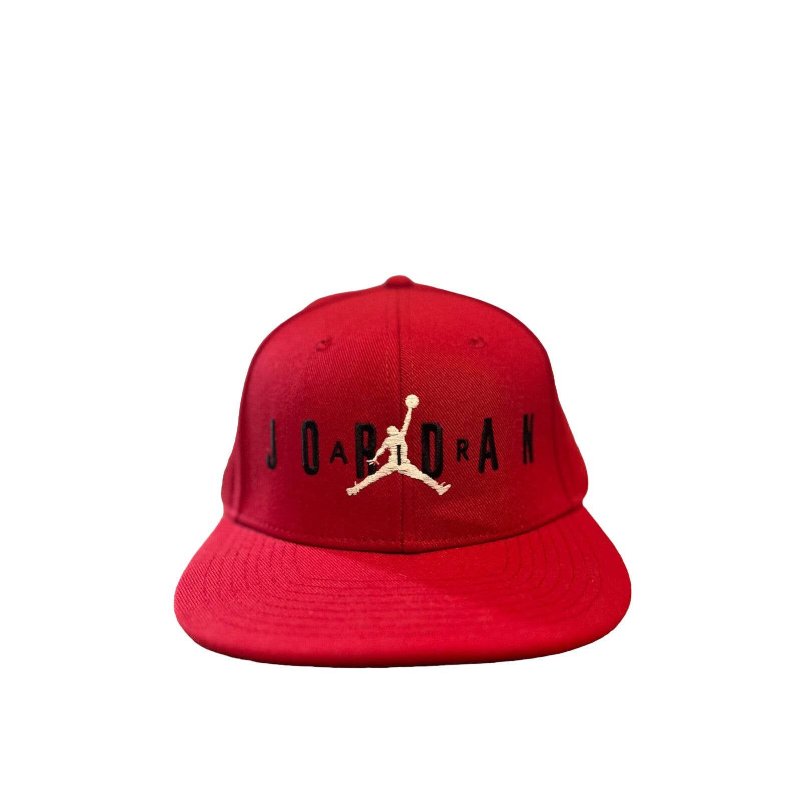 Jordan Brand Air Jordan Red White Black Jumpman Hat Snapback Cap Kids ...