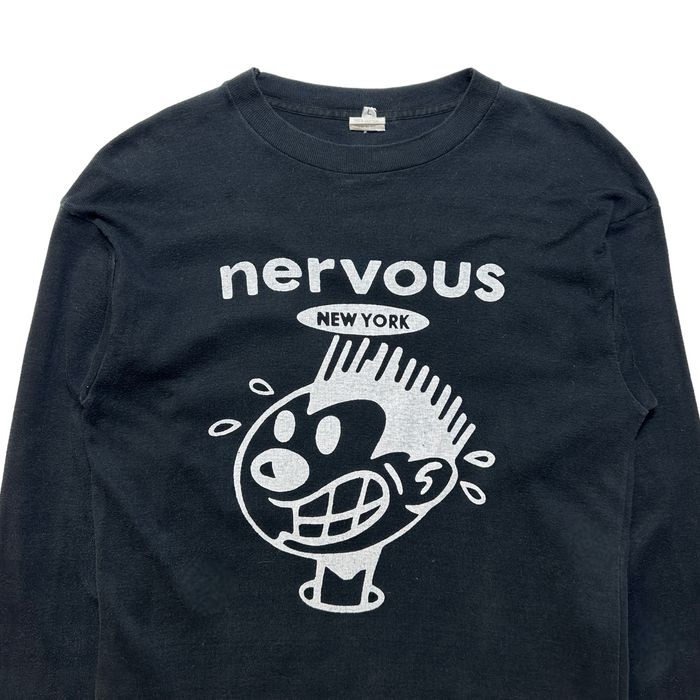Vintage 1990's Nervous Records Longsleeve - Small | Grailed