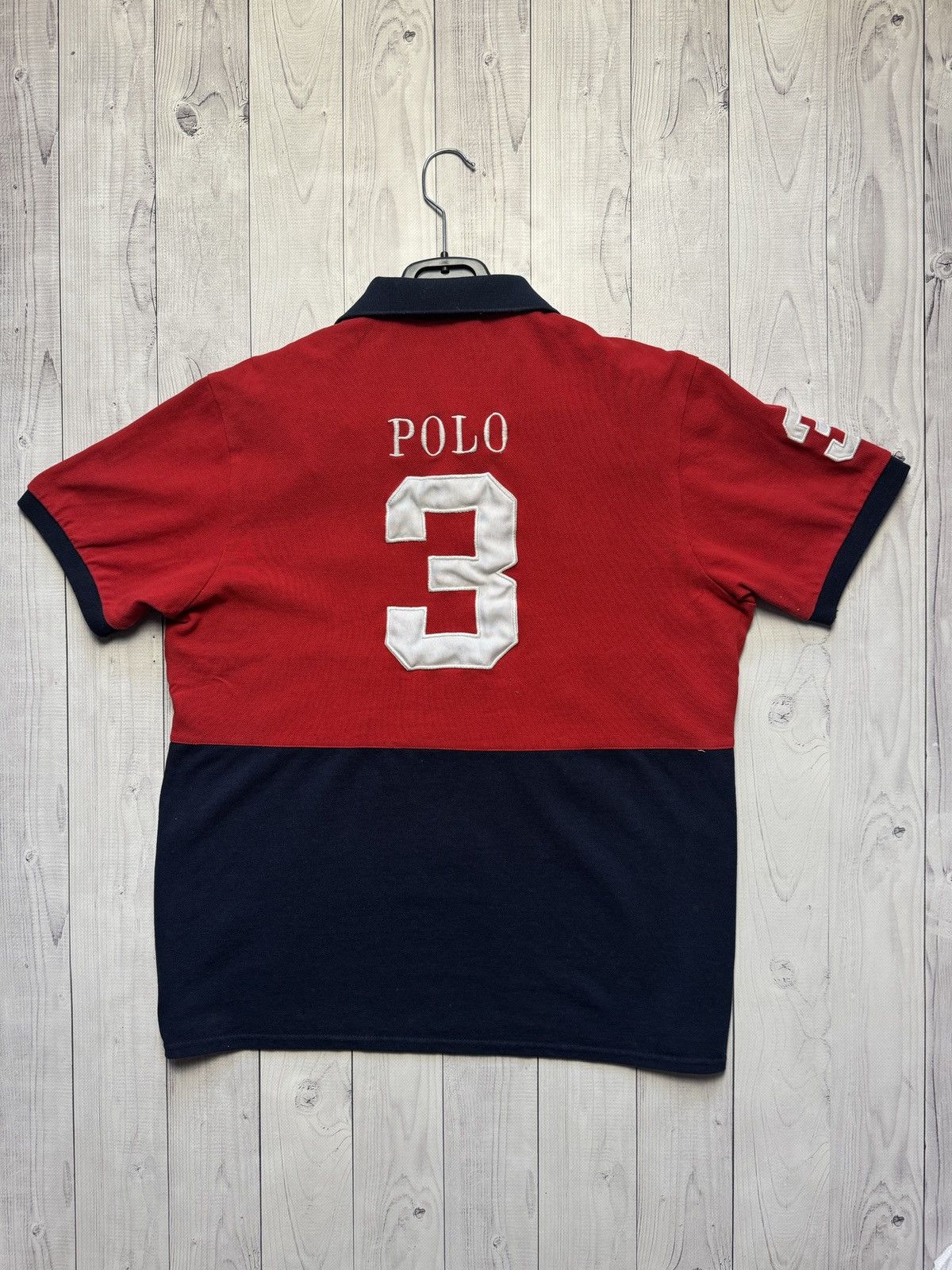 Polo Ralph Lauren Polo Royal Leisure number 3 big logo embroidery tee ...