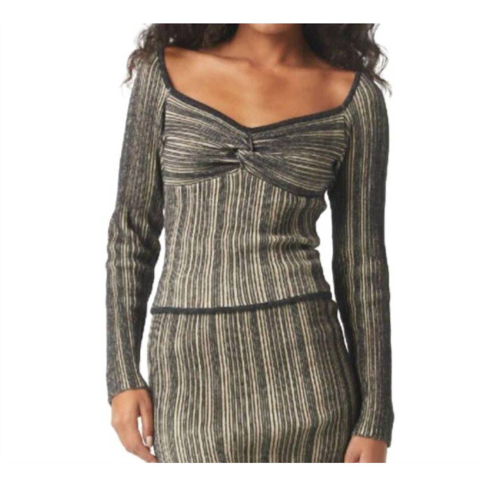 MISA Los Angeles Karen Top In Black Skinny Latte | Grailed