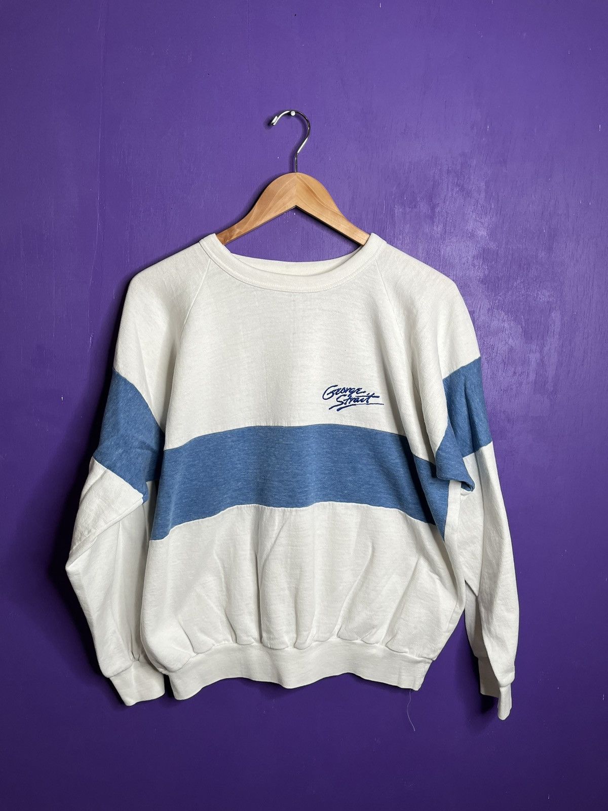 Made In Usa × Tour Tee × Vintage Vintage 80s George Strait logo tour ...