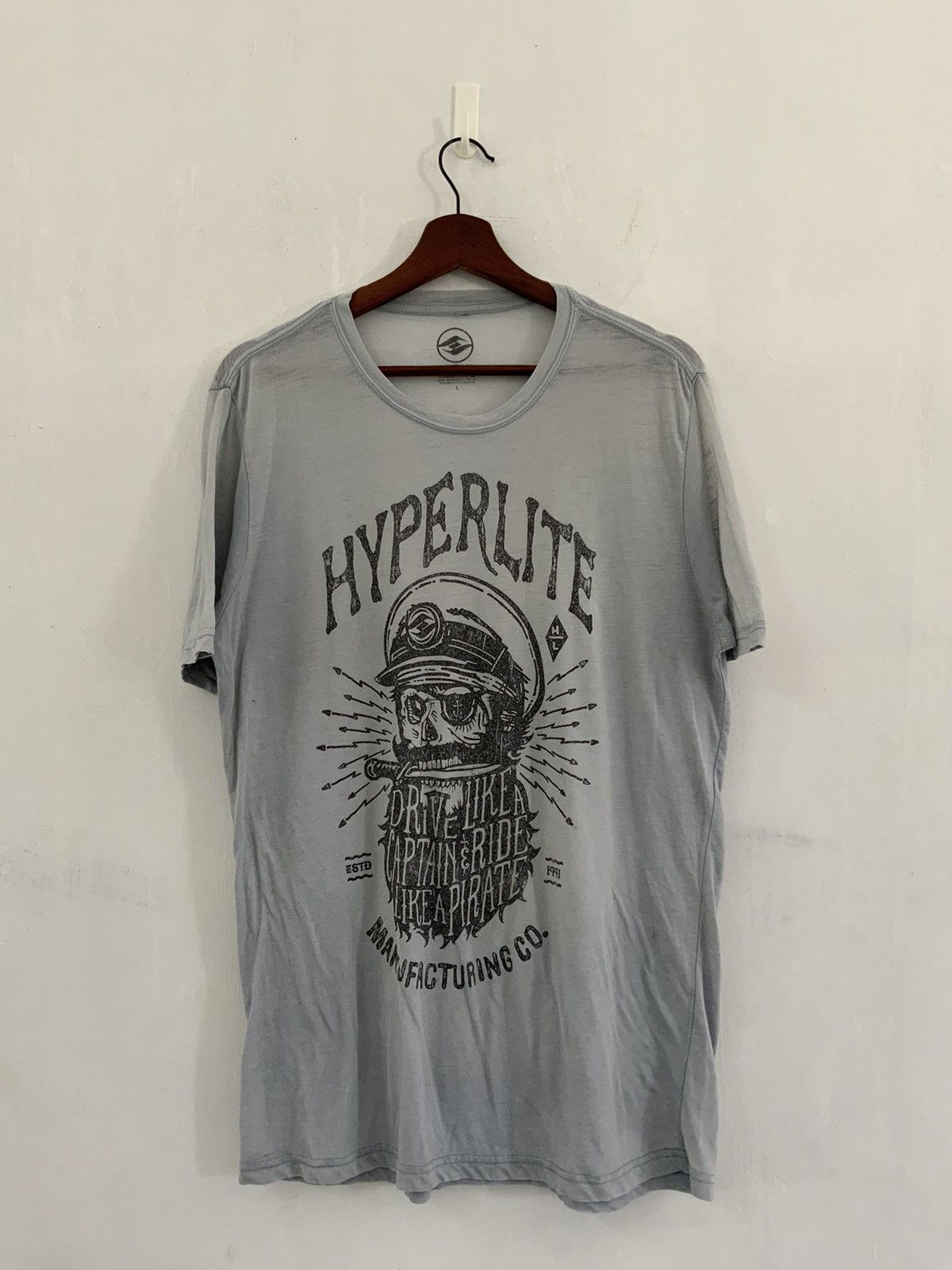 Archival Clothing Hyperlite Skull Captain Ride Avant Garde Tee | Grailed