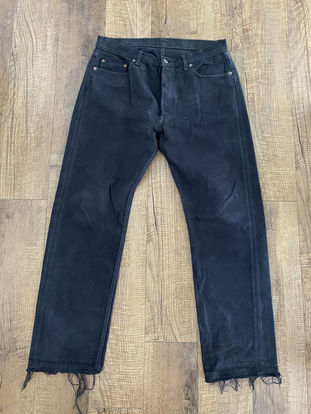 Vintage Levi's Black Overdye Denim | Grailed